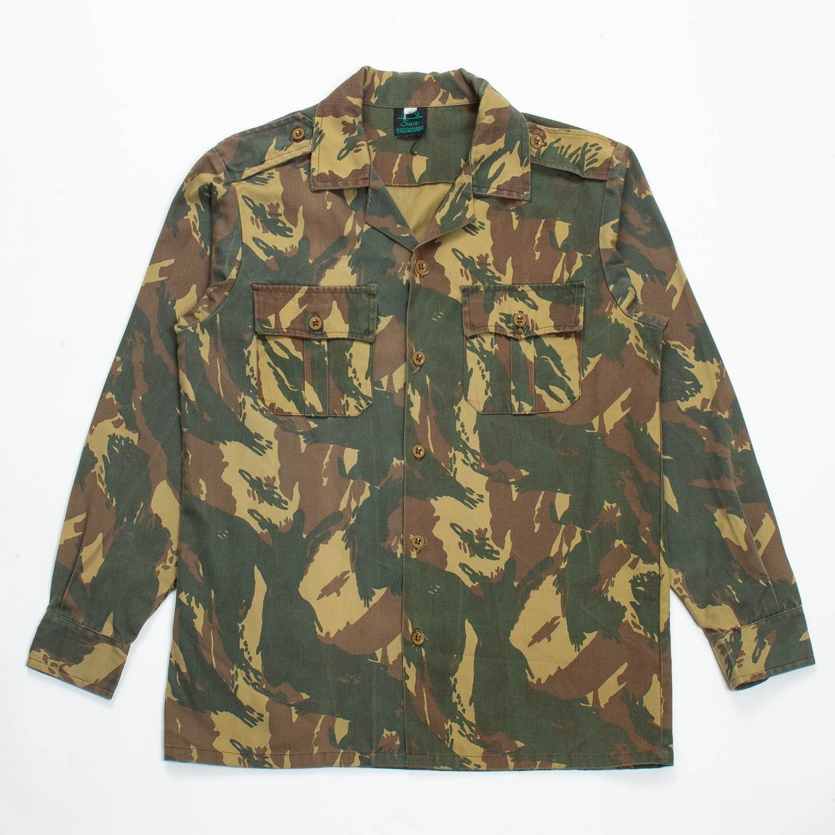 Rare 70s Vintage South African Transkei Defence Force Camo Shirt - Med ...