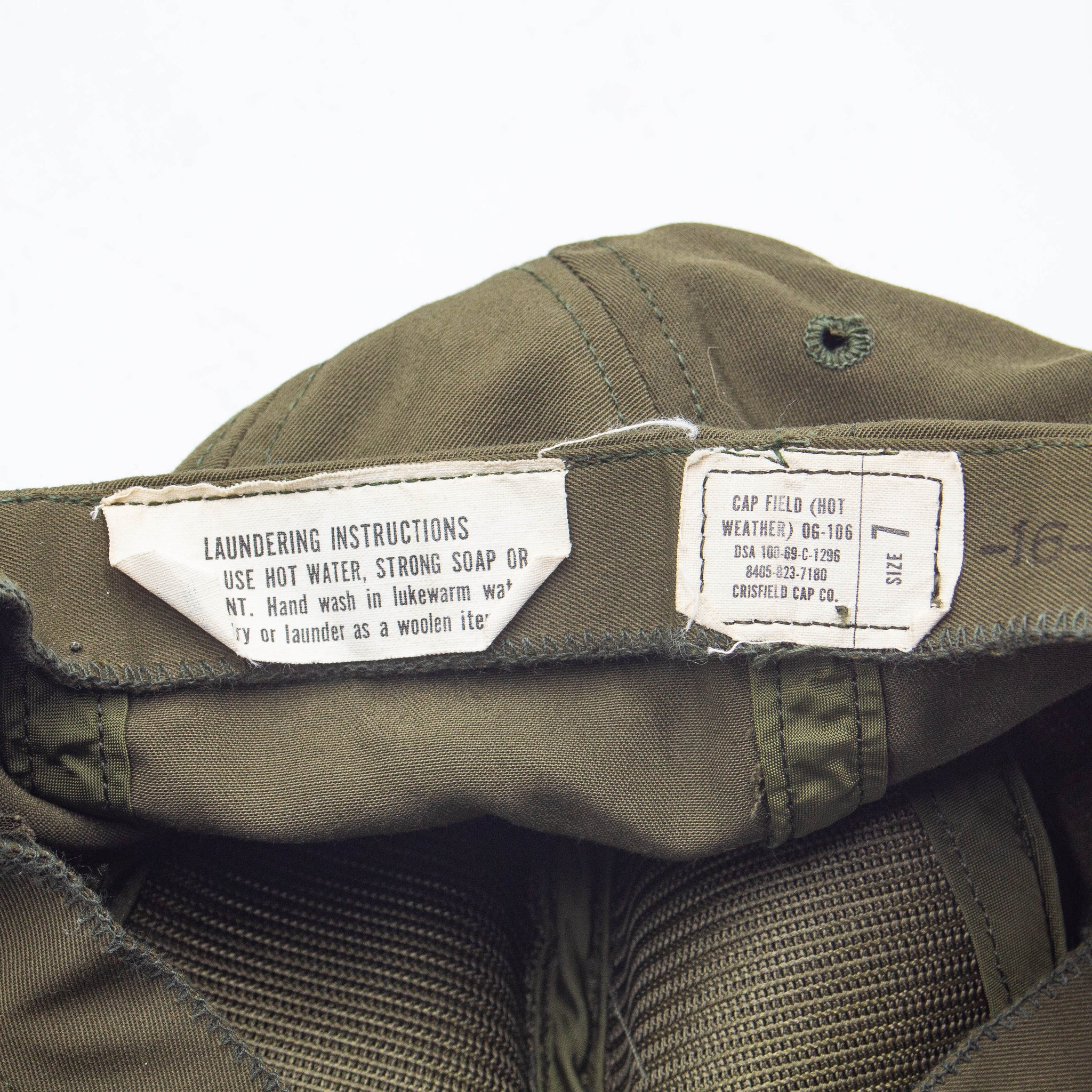 NOS 60s Vietnam War Hot Weather Field Baseball Cap - Size 7 – Omega ...