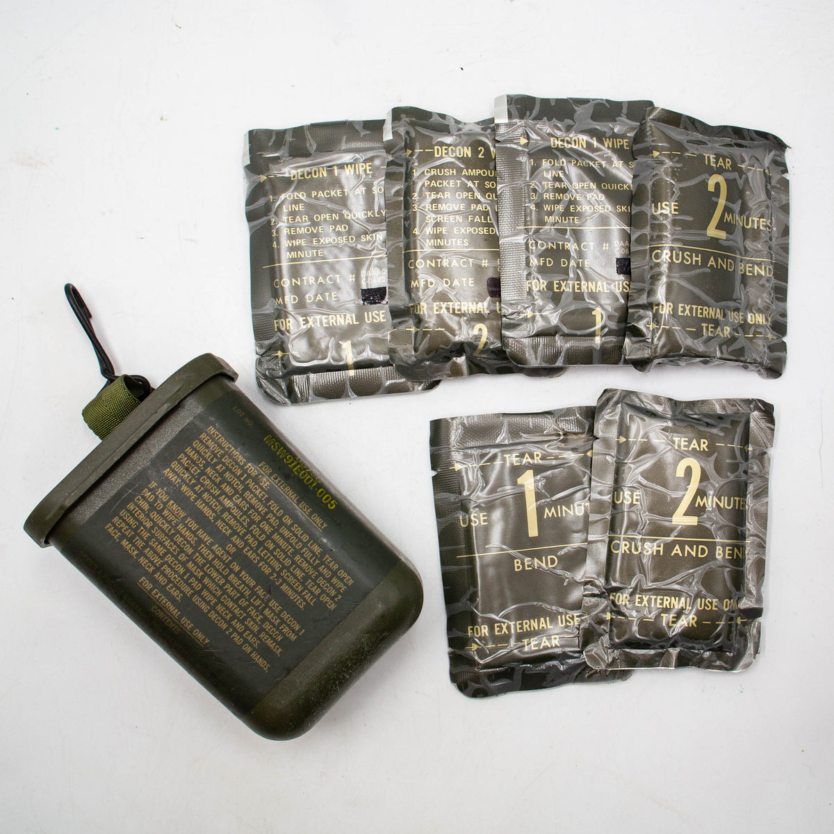 Rare 90s M258A1 Decontamination Kit – Omega Militaria