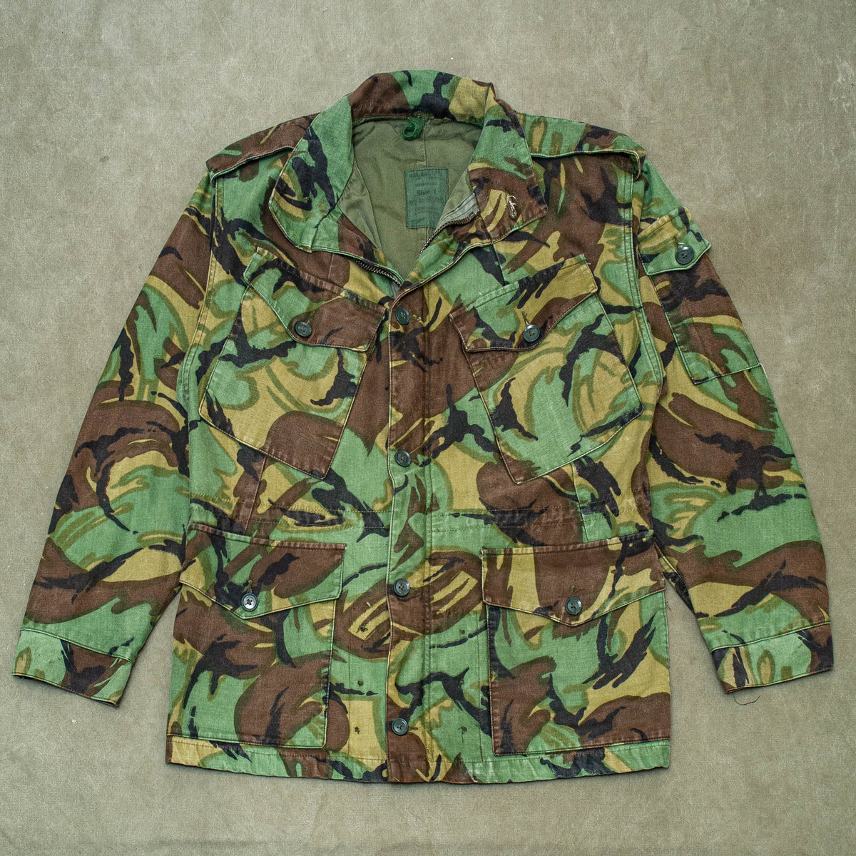 70s Vintage 68 Pattern DPM Smock - Medium – Omega Militaria