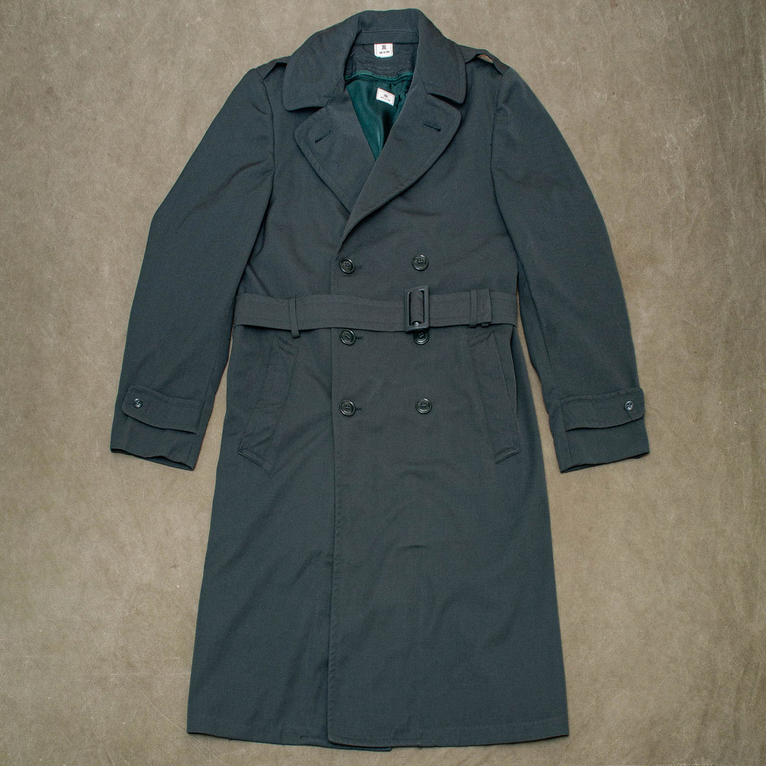 NOS 70s Vintage US Army Wool Gabardine Overcoat - Small – Omega Militaria