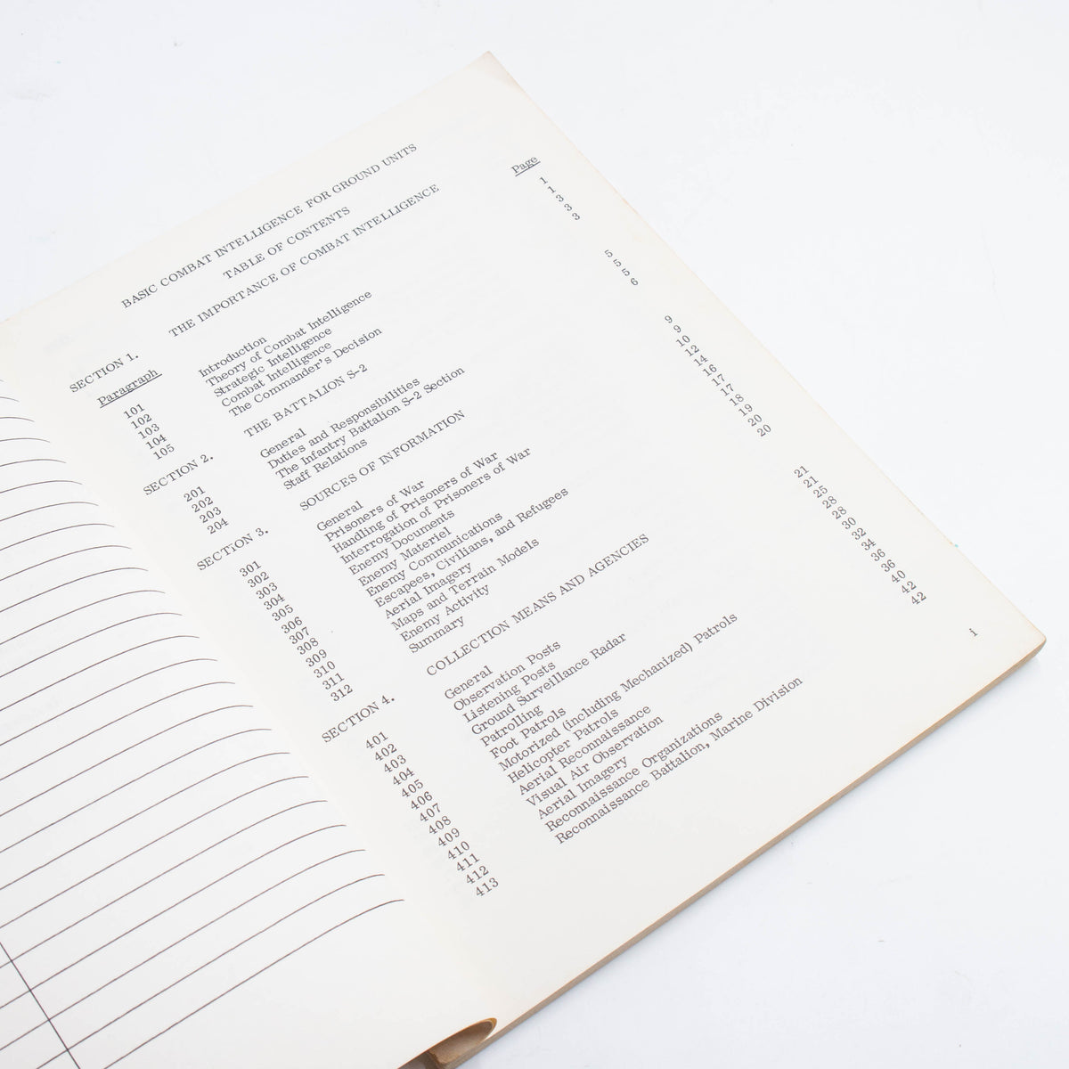 1966 USMC Basic Combat Intelligence Field Manual – Omega Militaria