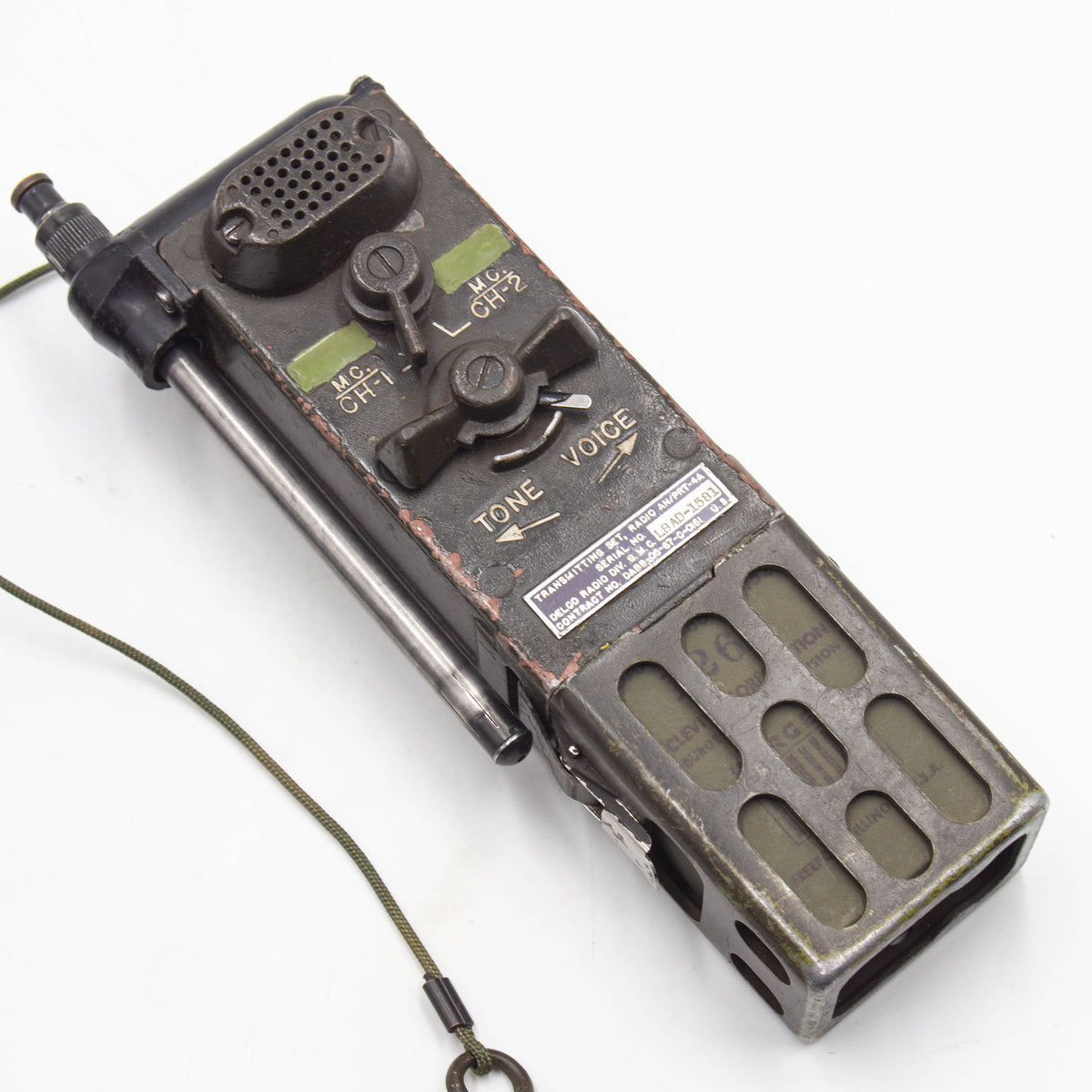 60s Vietnam War AN/PRR-9 & AN-PRT-4A Helmet Radio & Batteries Set ...