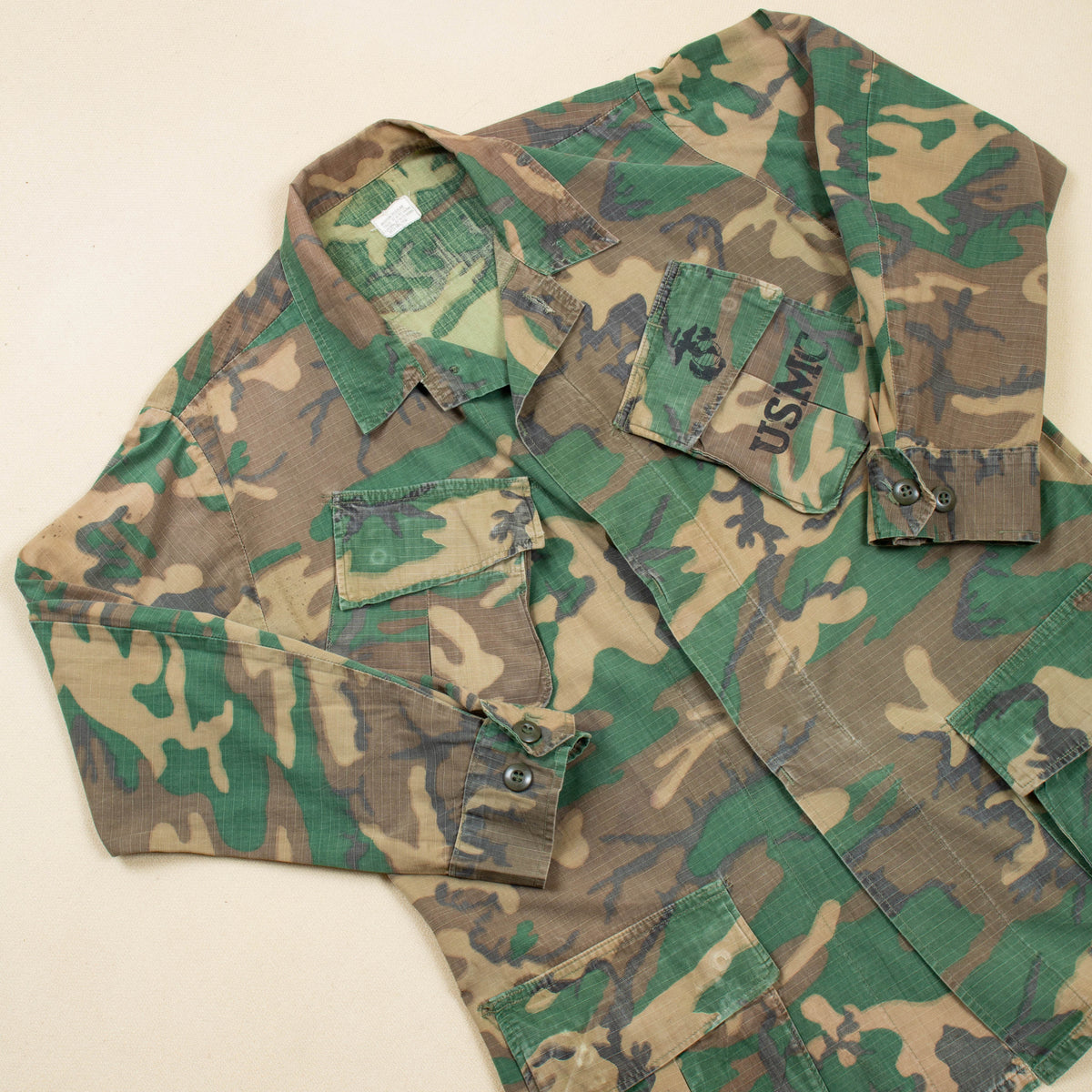 1969 Vintage USMC ERDL Jungle Jacket - Large – Omega Militaria