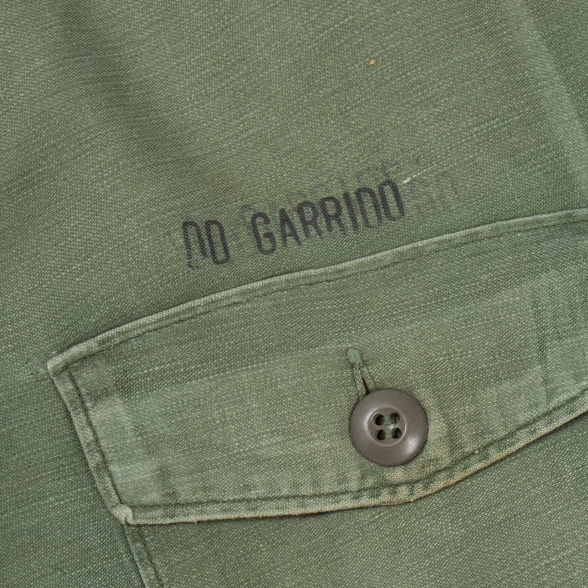 60s Vietnam War Vintage USMC 3rd Pattern OG-107 Utility Shirt - Large ...