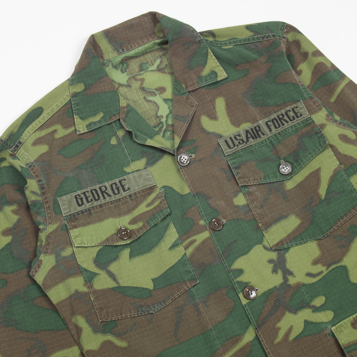 60s Vietnam War Tailor-Made USAF ERDL Jungle Jacket - Small – Omega ...