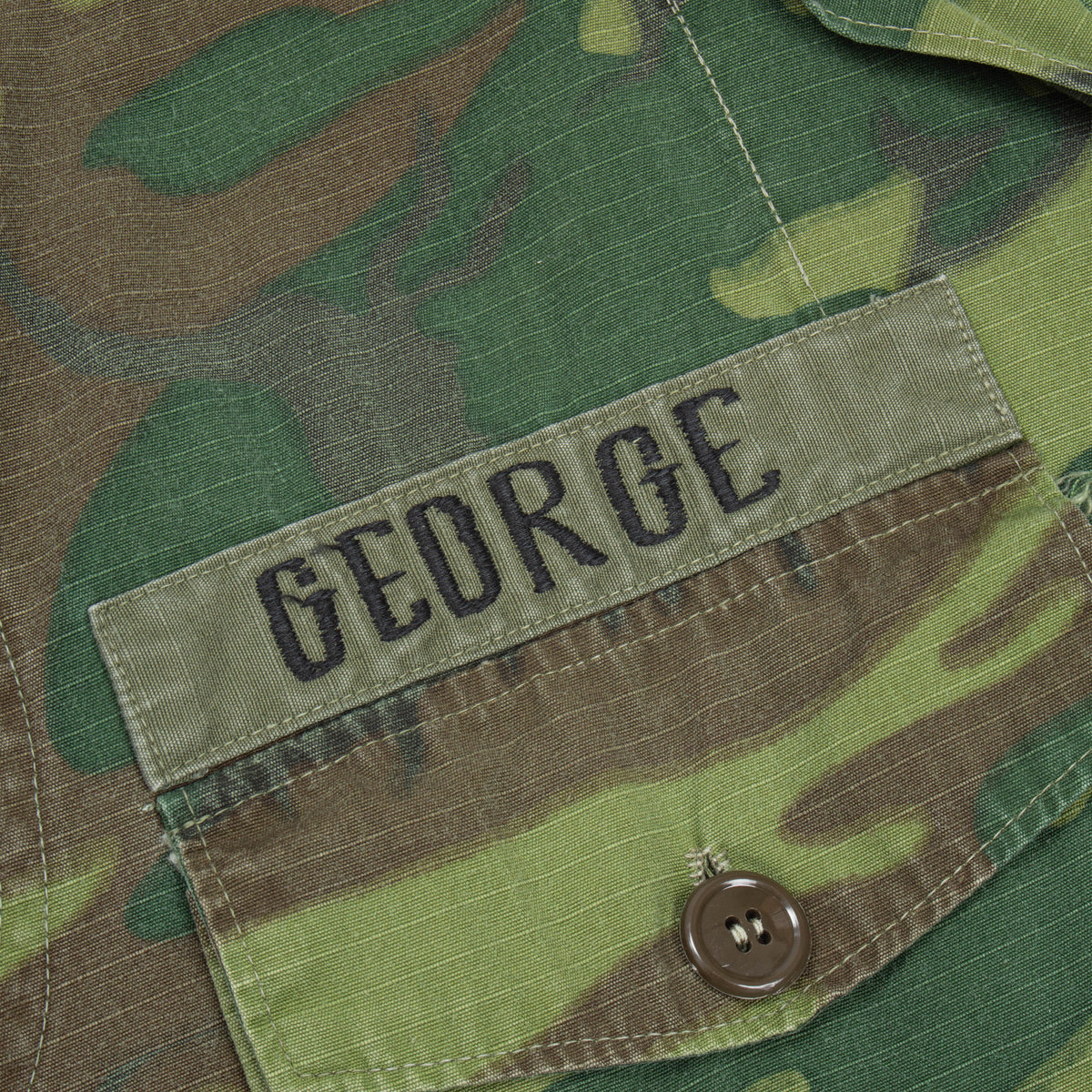 60s Vietnam War Tailor-Made USAF ERDL Jungle Jacket - Small – Omega ...