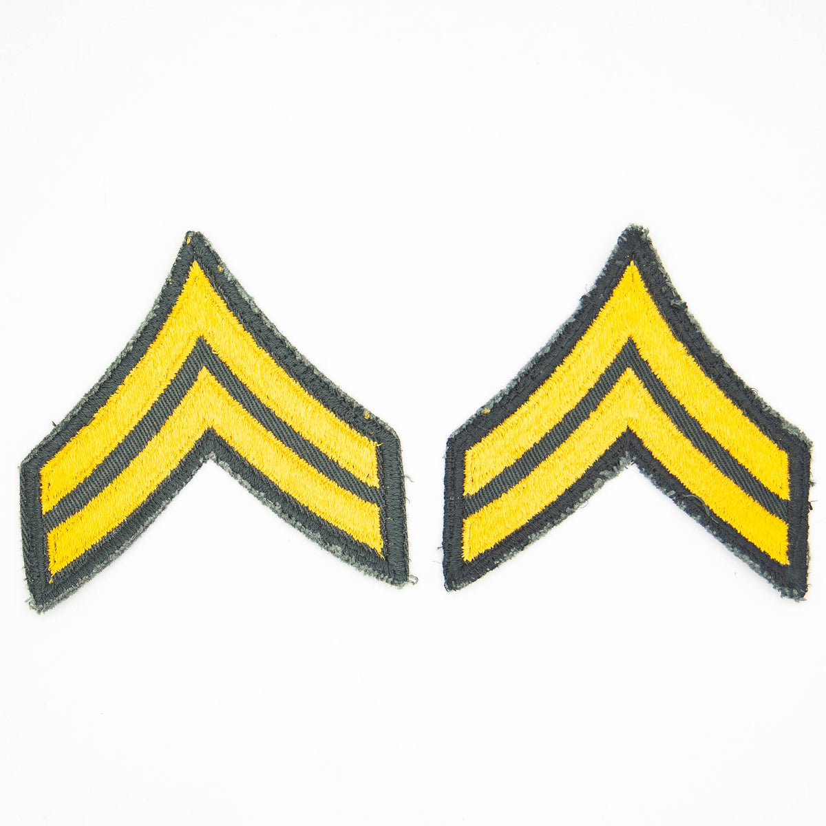 60s Vietnam War US Army Cut Edge Corporal (CPL) Rank Patch Set – Omega ...