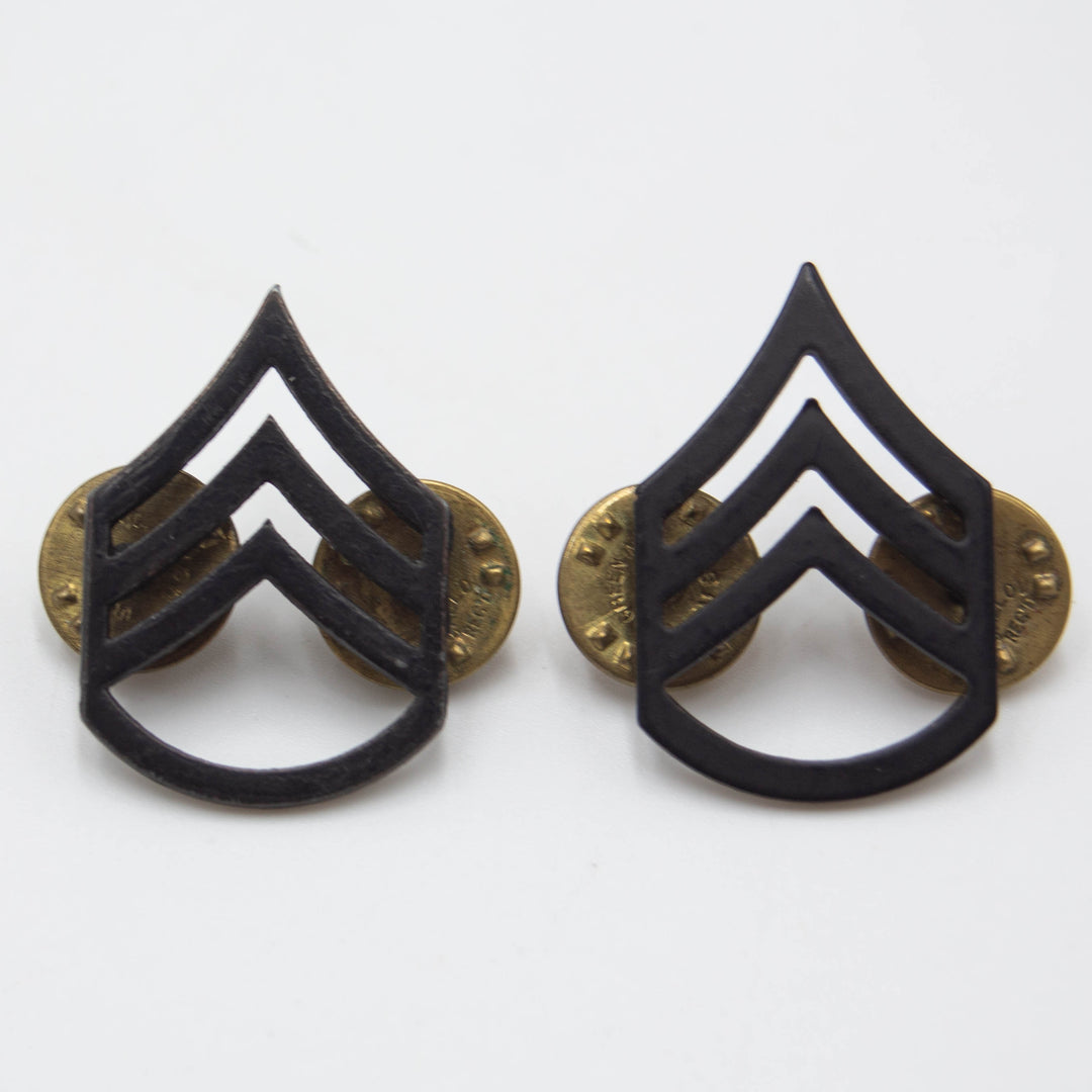 US Army Subdued Staff Sergeant Rank Collar Insignia – Omega Militaria