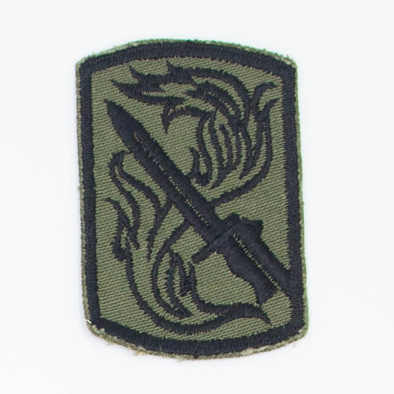 60s Vintage US Army Twill 198th Infantry Brigade Patch – Omega Militaria