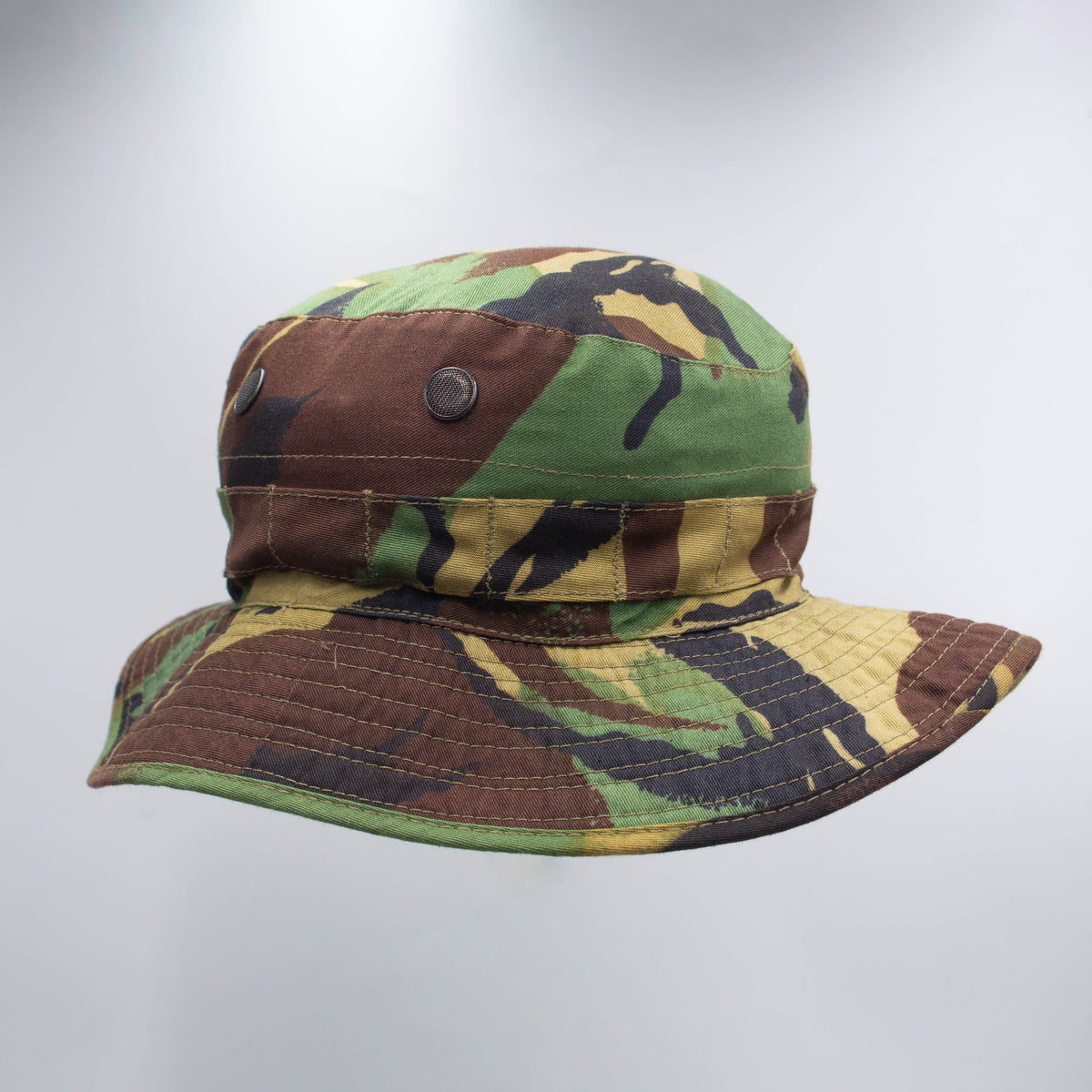 70s Vintage British Army Tropical DPM Jungle Hat - Small – Omega Militaria