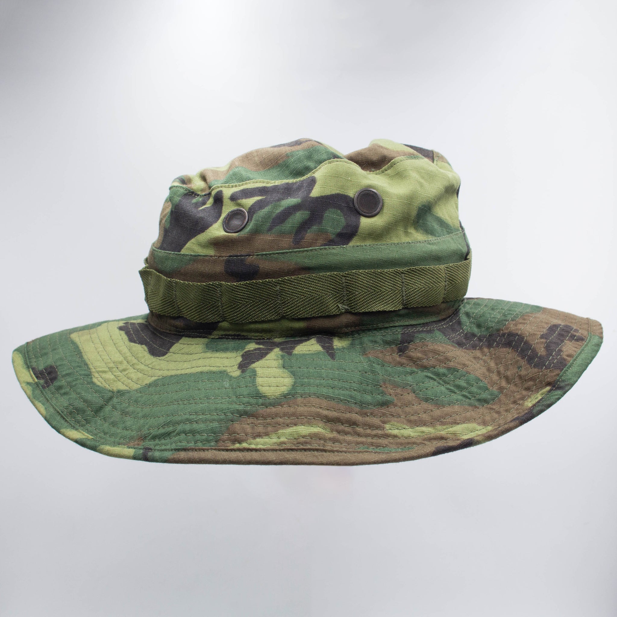 NOS 60s Vietnam War Vintage ERDL Tropical Combat Boonie Hat - Small ...