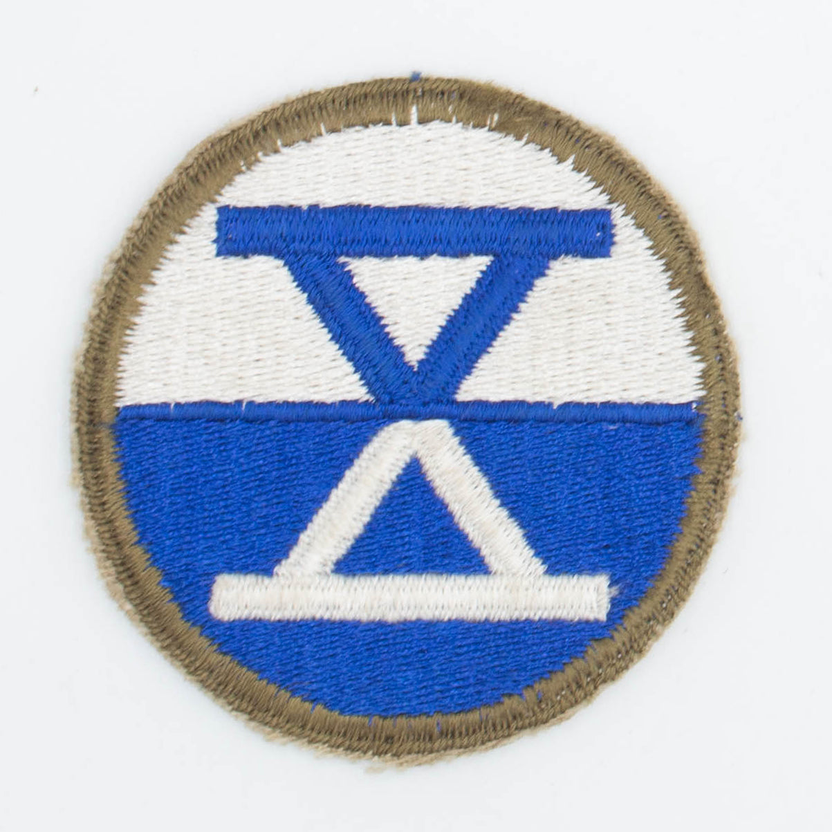 40s WW2 Vintage X Corps Patch – Omega Militaria