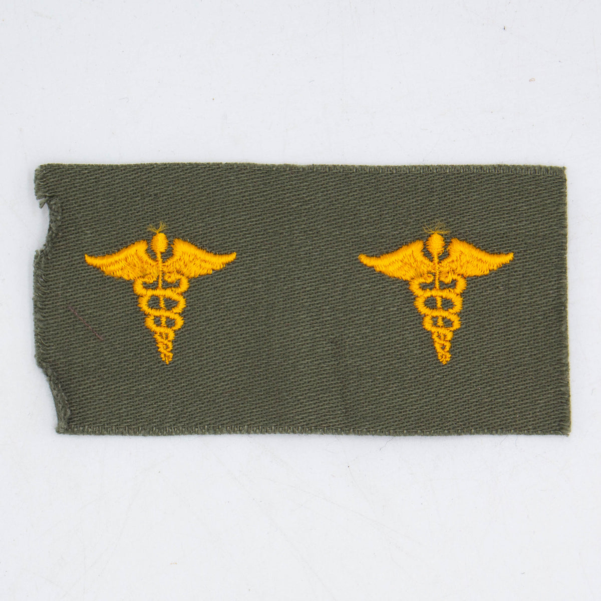 60s Vintage Medical Branch Collar Insignia Patch Set – Omega Militaria