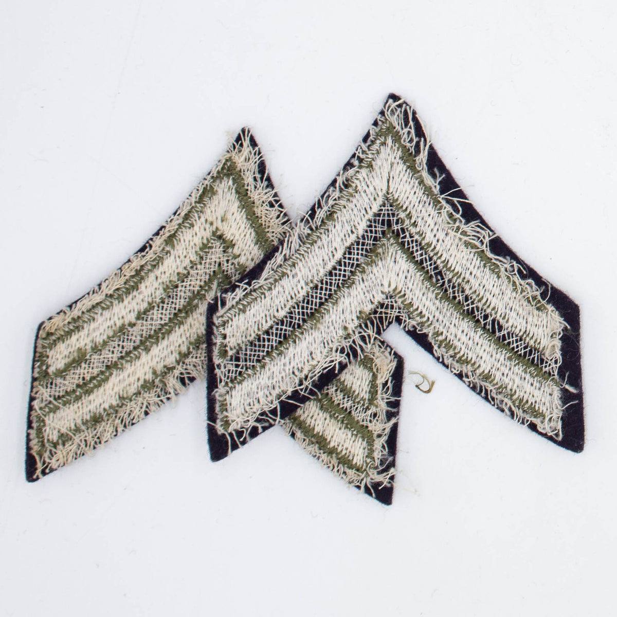 NOS 50s Vintage US Army Corporal Rank Patch Set – Omega Militaria