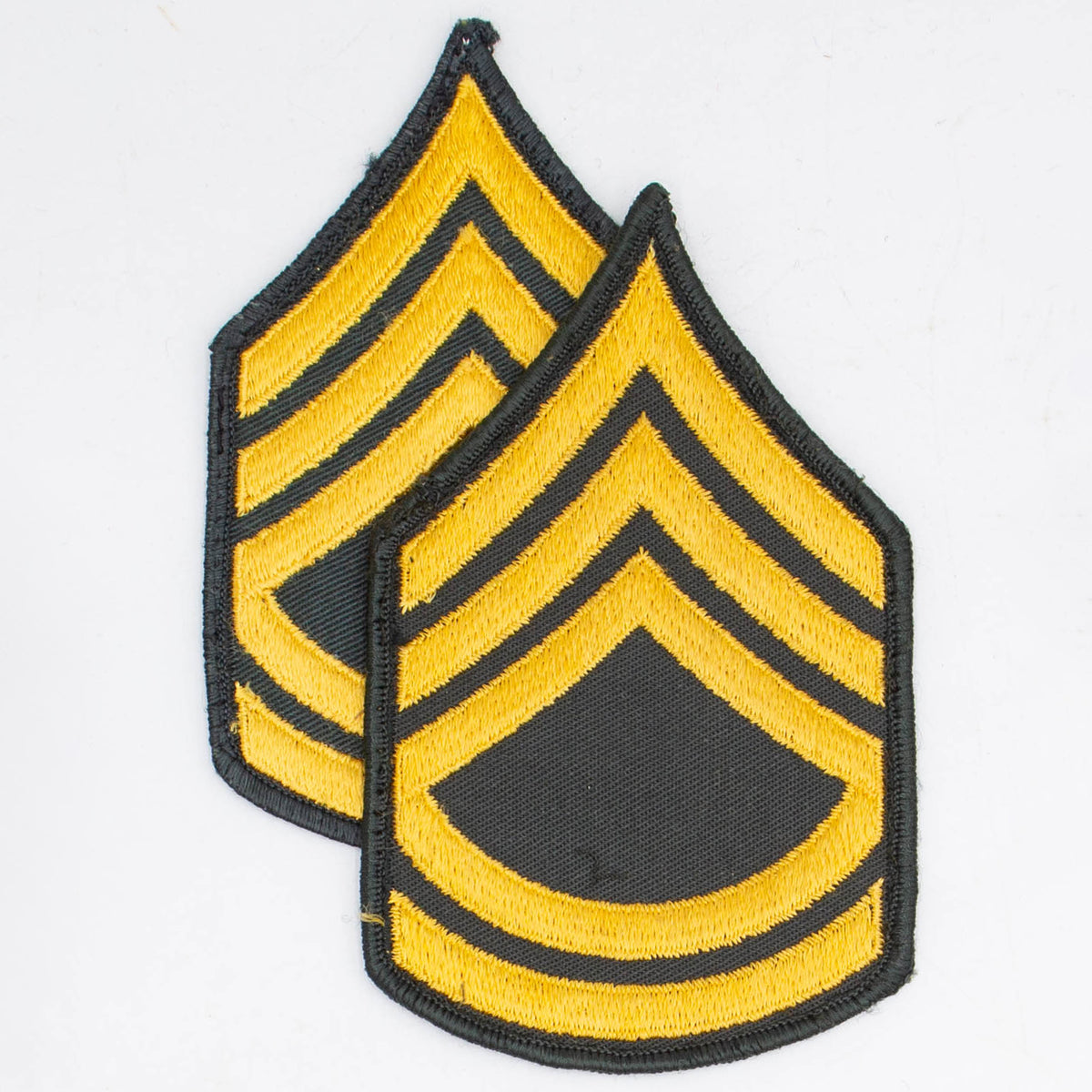 60s Vintage Merrowed Edge Sergeant First Class Rank Patch Set – Omega ...