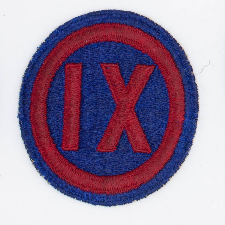 40s WW2 Vintage IX Corps Patch – Omega Militaria