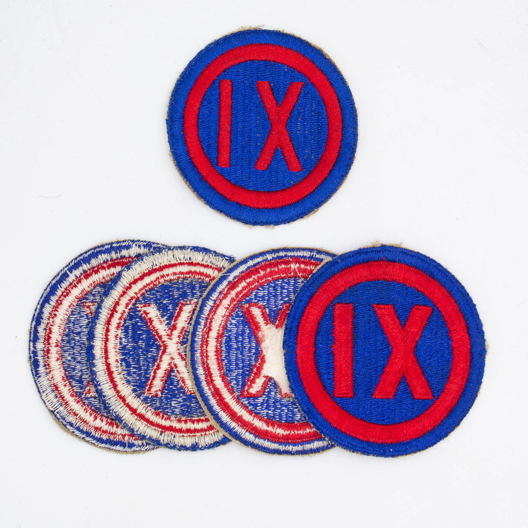 40s WW2 Vintage IX Corps Patch – Omega Militaria