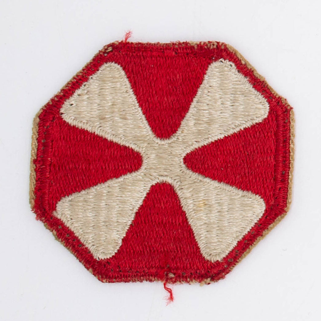 40s WW2 Vintage 8th US Army Patch – Omega Militaria