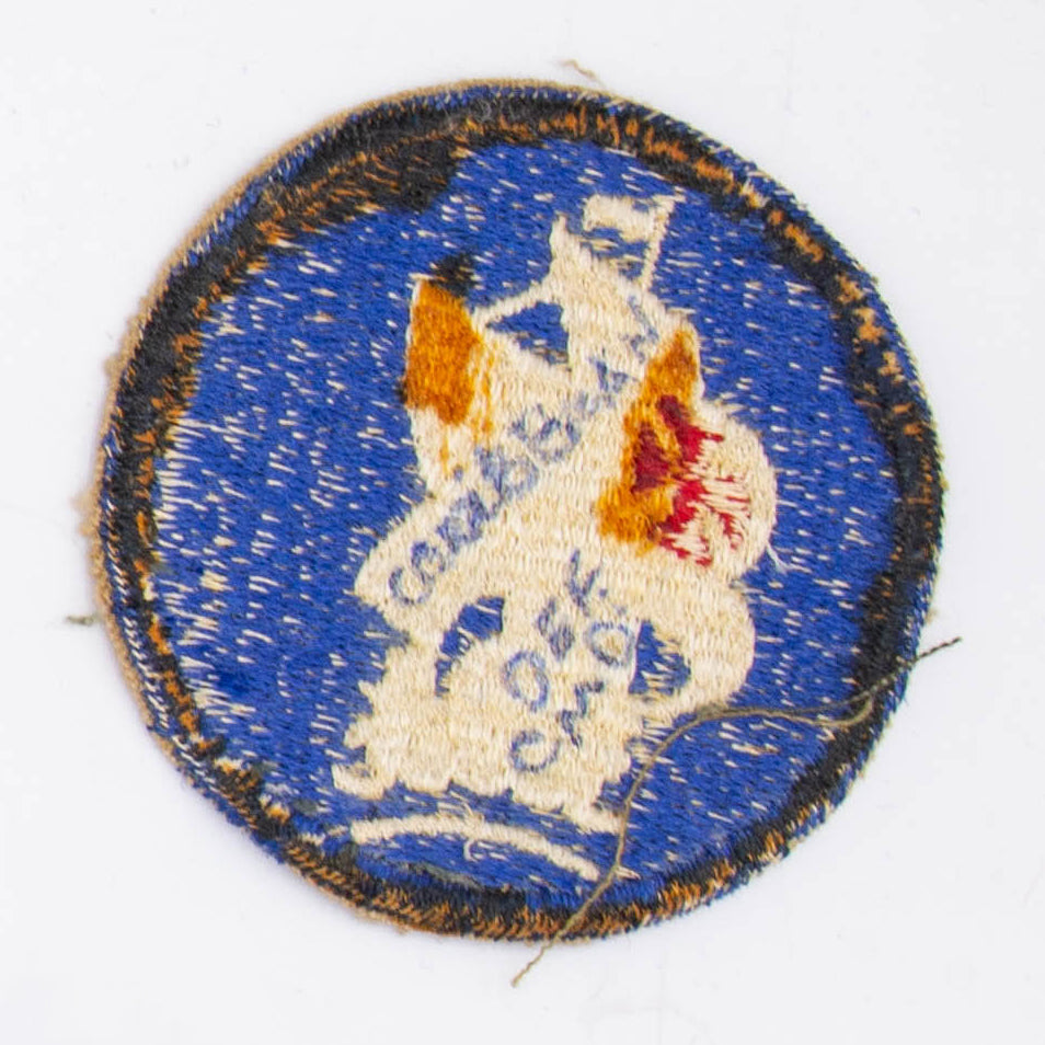 40s WW2 Vintage Caribbean Defense Command Patch – Omega Militaria