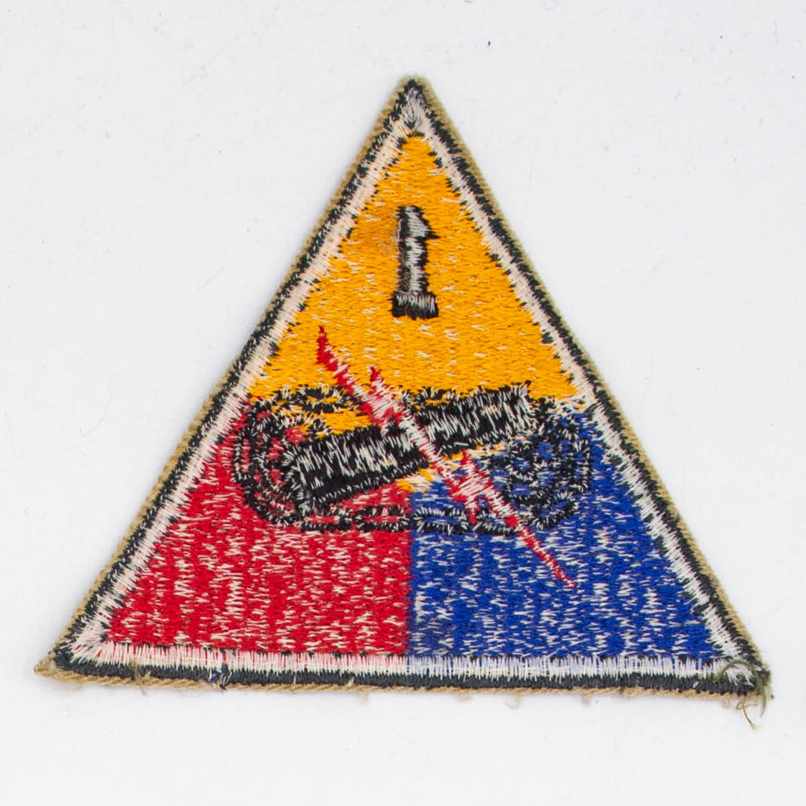50s Vintage US Army 1st Armored Division Patch – Omega Militaria