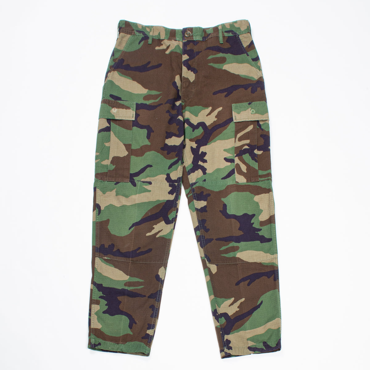 Genuine US Military Hot Weather Woodland Camo BDU Combat Trousers ...