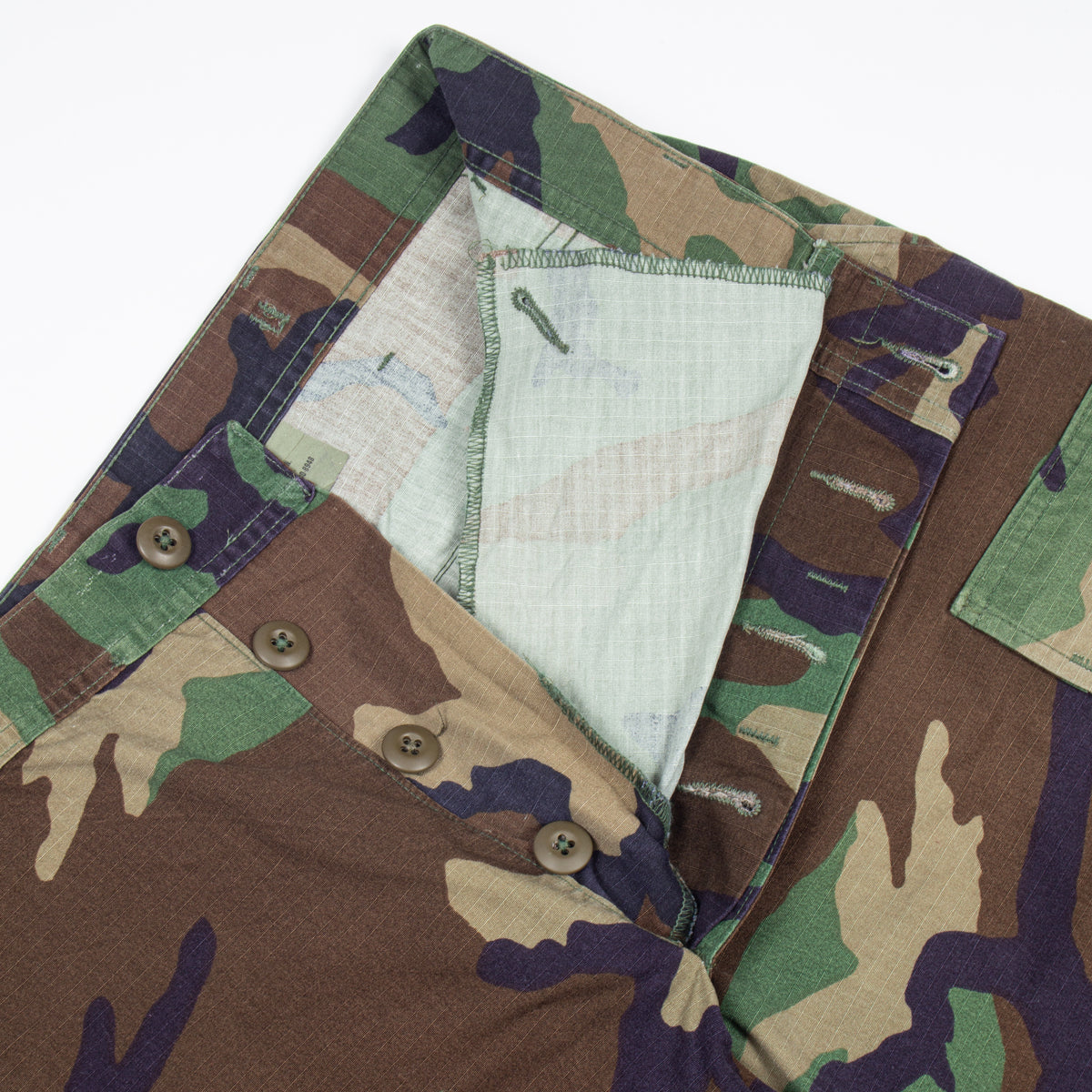 Genuine US Military Hot Weather Woodland Camo BDU Combat Trousers ...