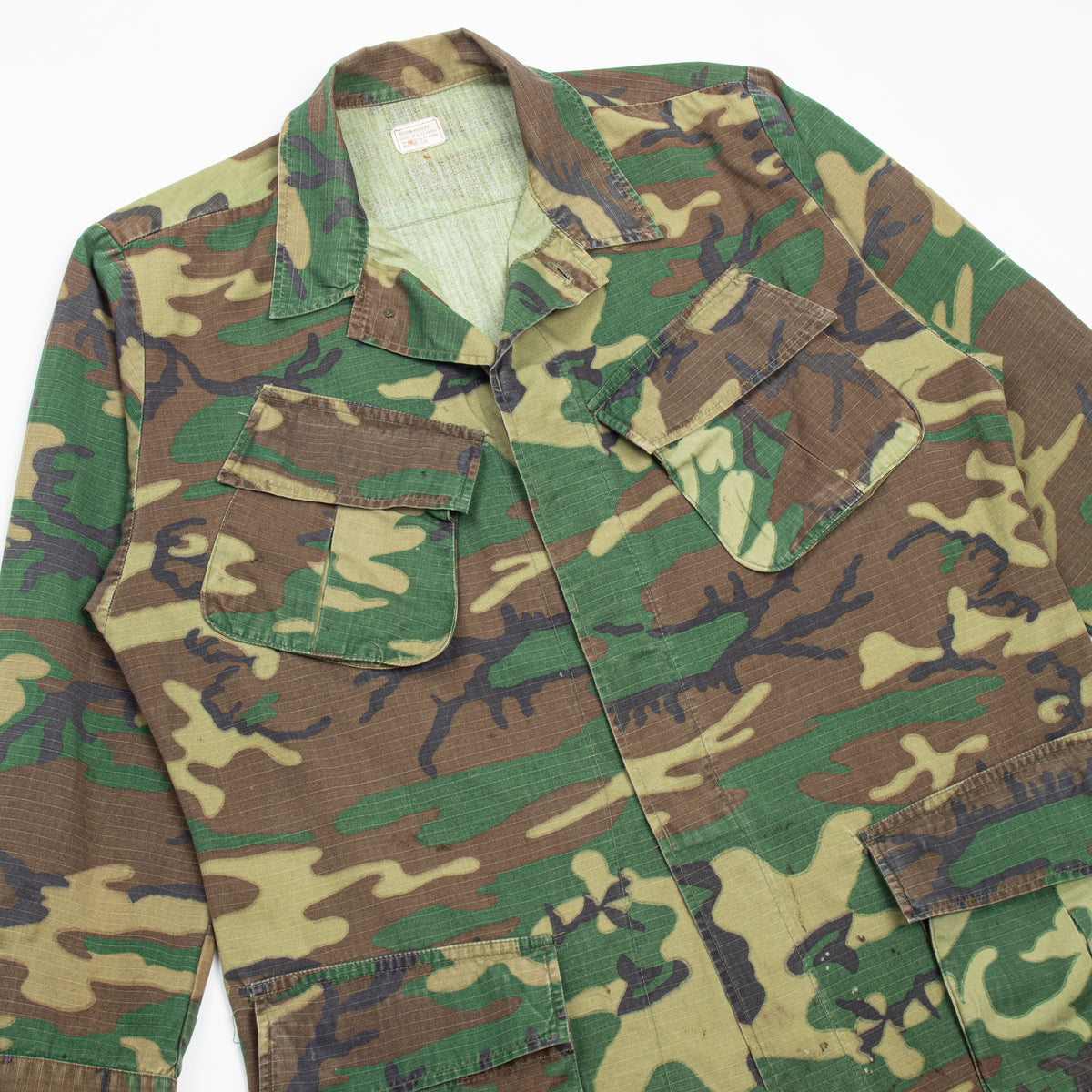 60s Vietnam War ERDL Jungle Jacket - Large – Omega Militaria