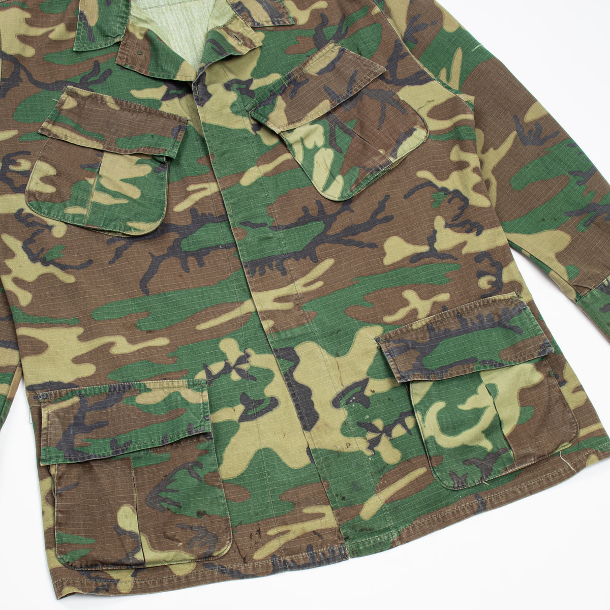 60s Vietnam War ERDL Jungle Jacket - Large – Omega Militaria