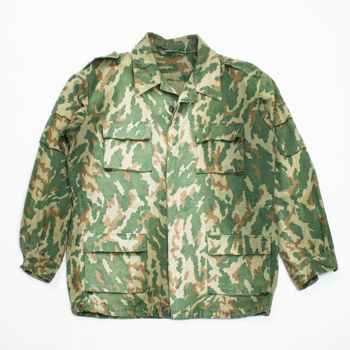 90s Vintage Russian Army VSR Camo Jacket - X-Large – Omega Militaria