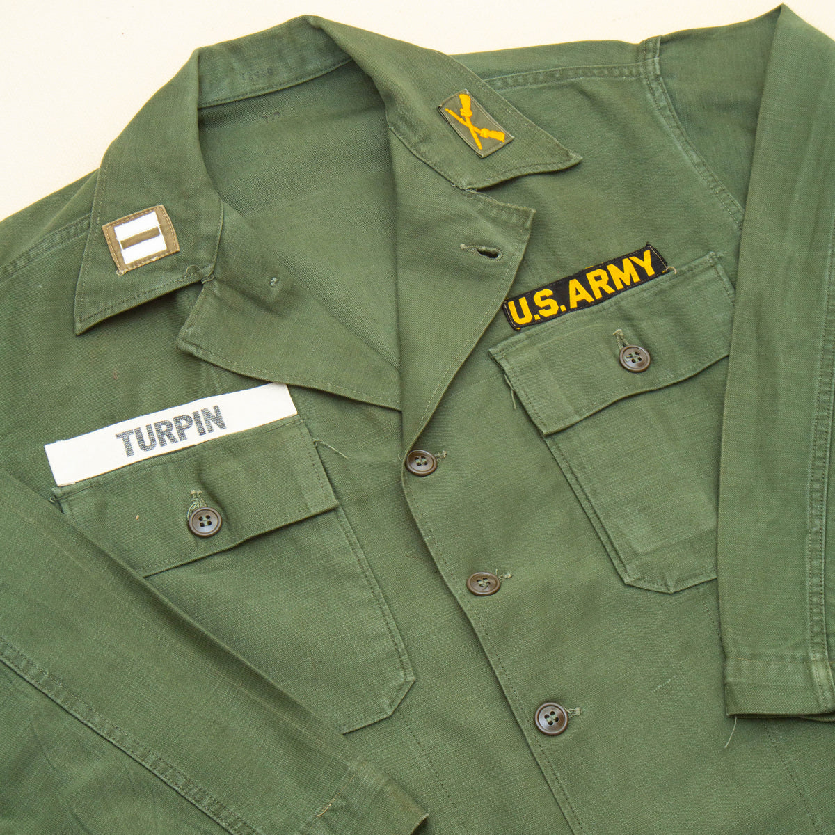 60s Vintage 'Turpin' 1st Pattern OG-107 Utility Shirt - Medium – Omega ...