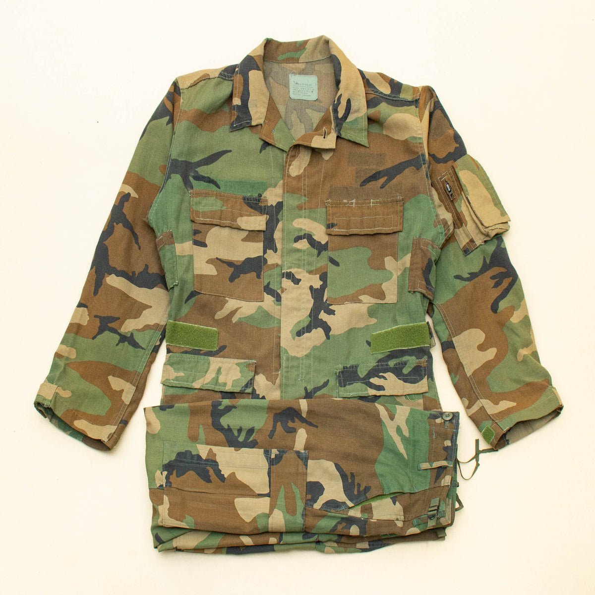 90s Vintage US Army Woodland Aircrew Combat Uniform Set - Medium ...