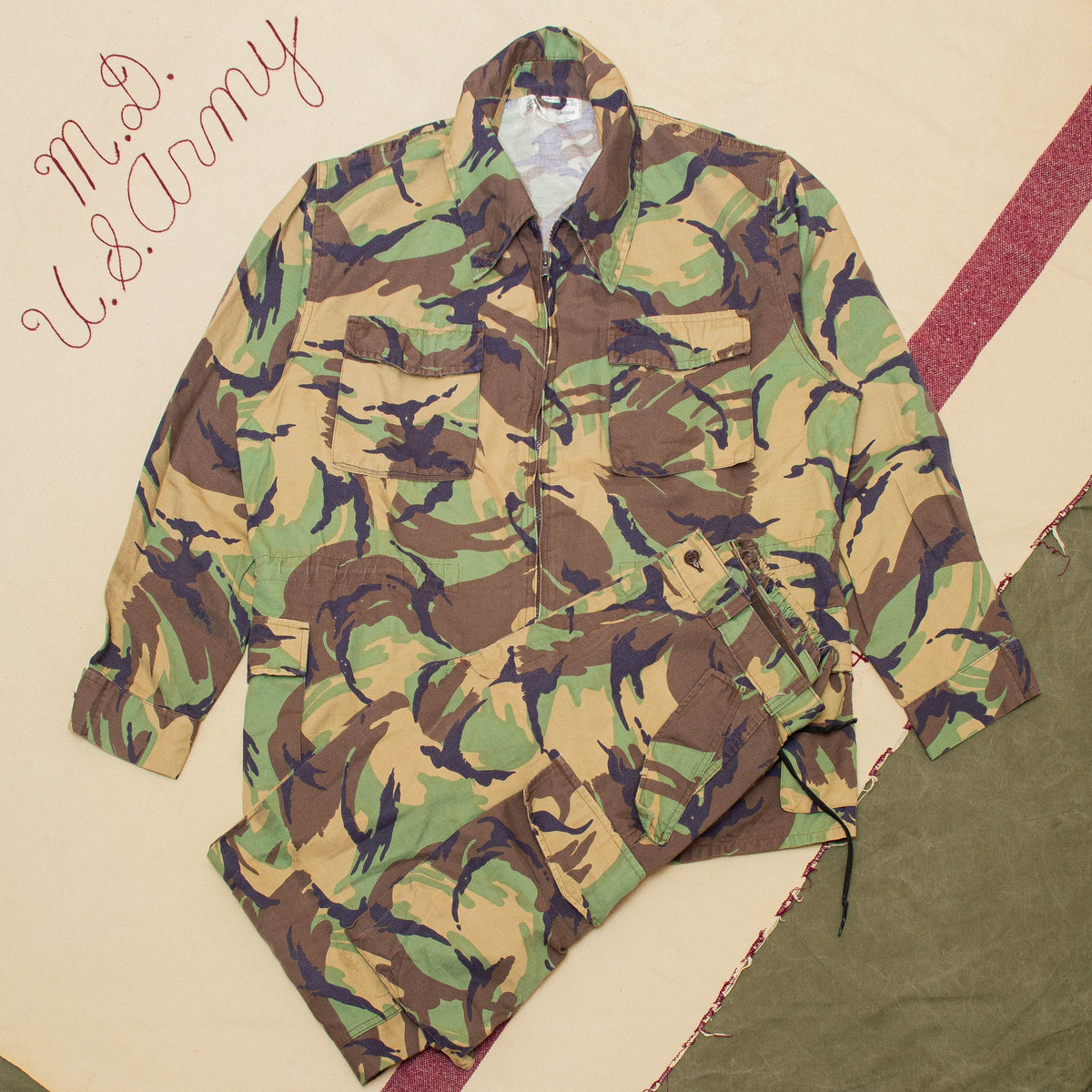 Rare 1982 Vintage Canadian RCMP ERT DPM Uniform Set – Omega Militaria