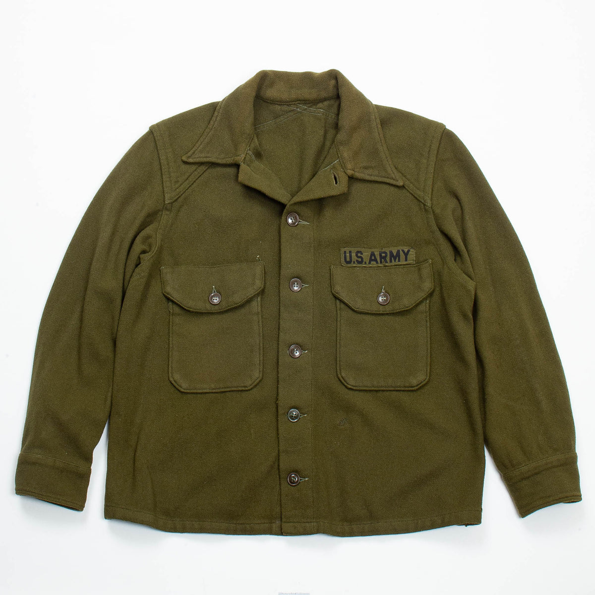 50s Vintage US Wool Field Shirt - Medium – Omega Militaria