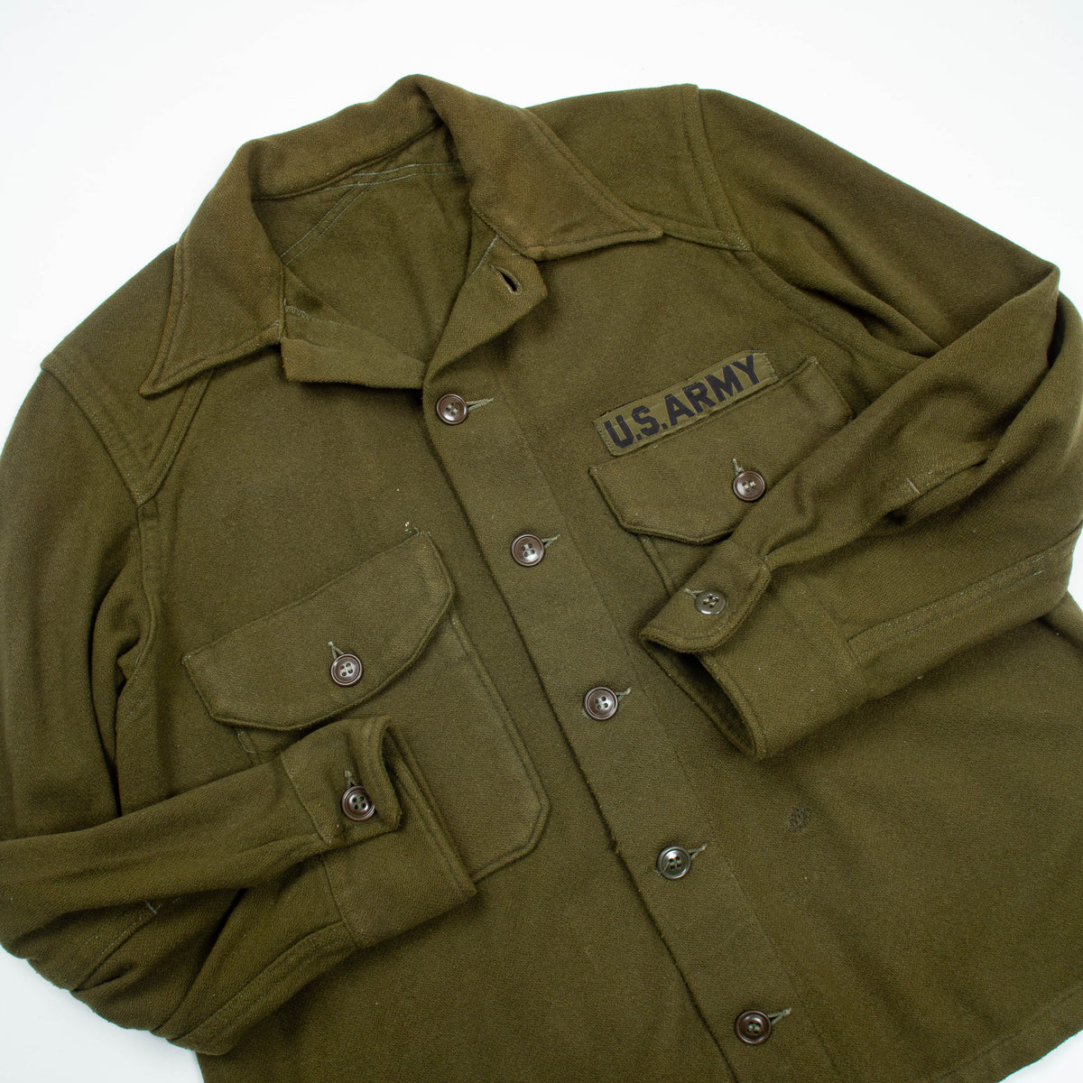 50s Vintage US Wool Field Shirt - Medium – Omega Militaria