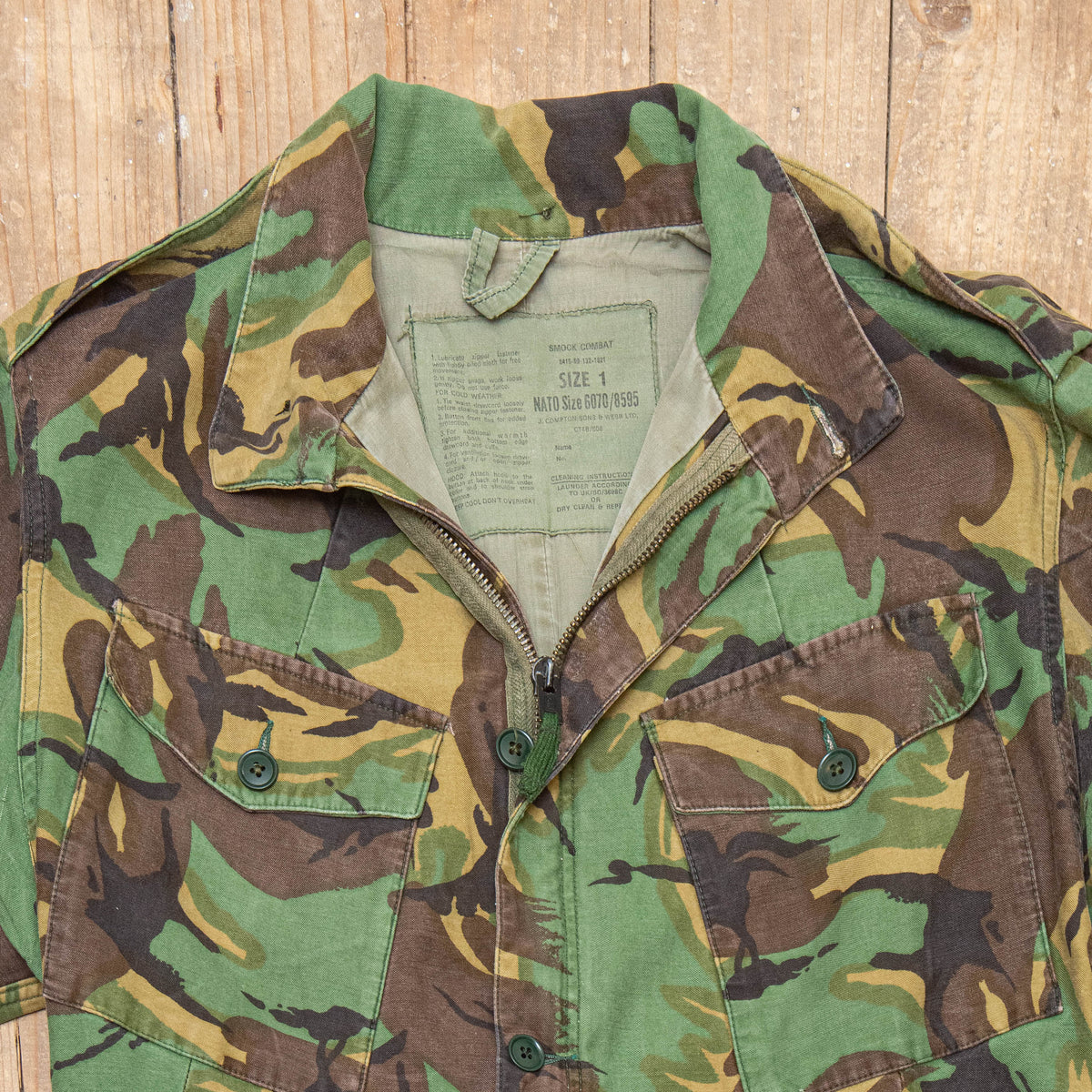 70s Vintage 68 Pattern DPM Smock - Medium – Omega Militaria