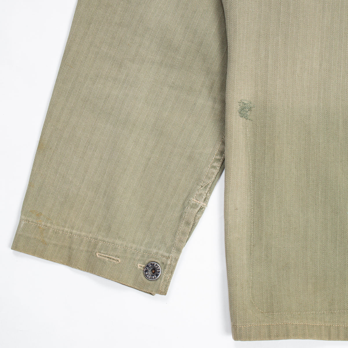 40s WW2 Vintage USMC Named P41 HBT Jacket - Medium – Omega Militaria