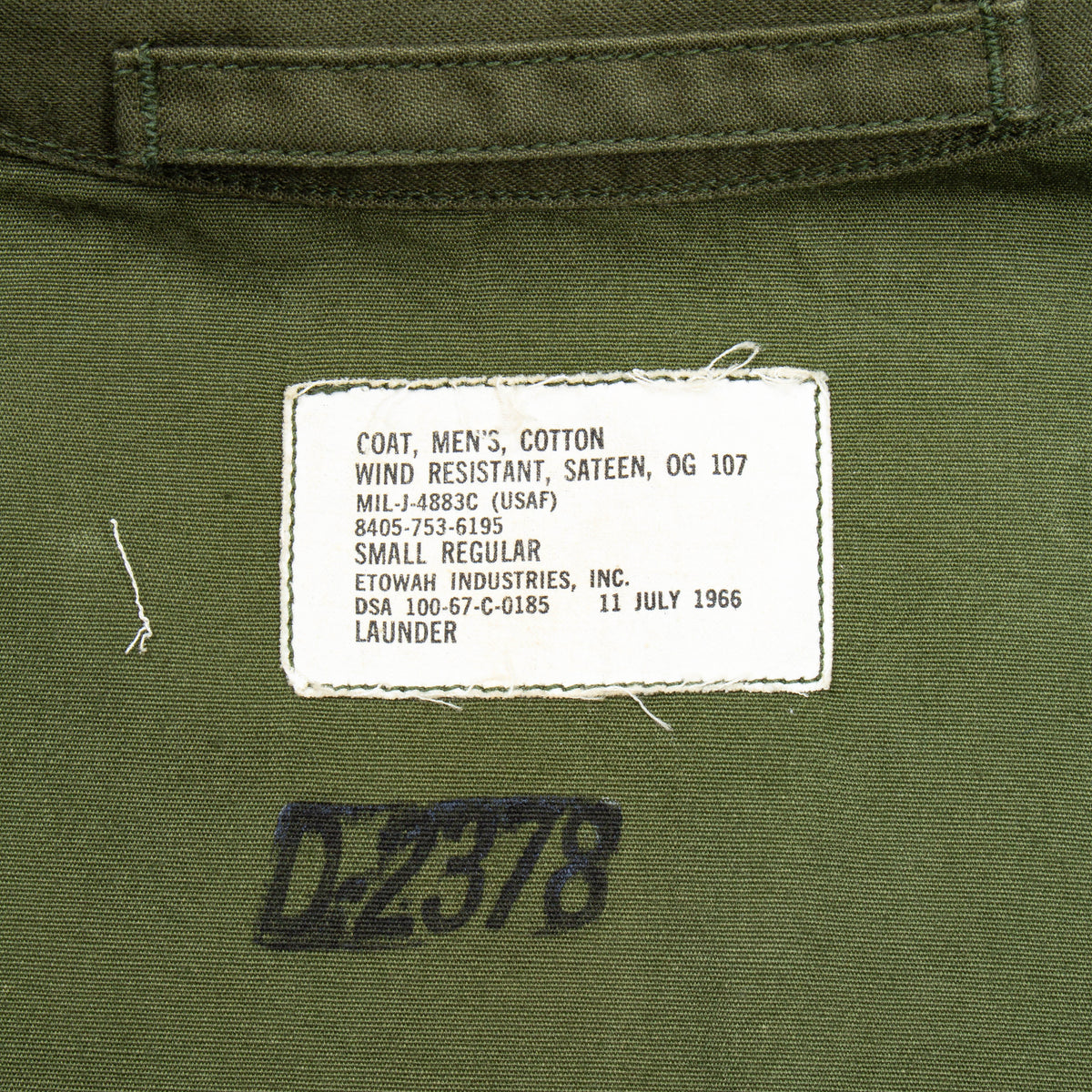 60s Vintage USAF OG-107 Field Jacket - Medium – Omega Militaria