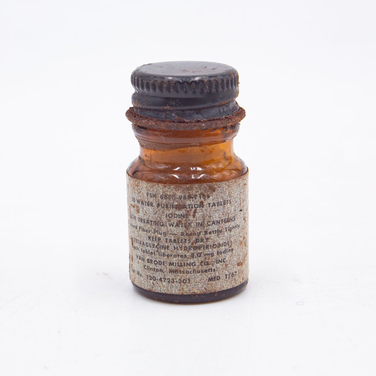 60s Vietnam War US Military Water Purification Tablets – Omega Militaria