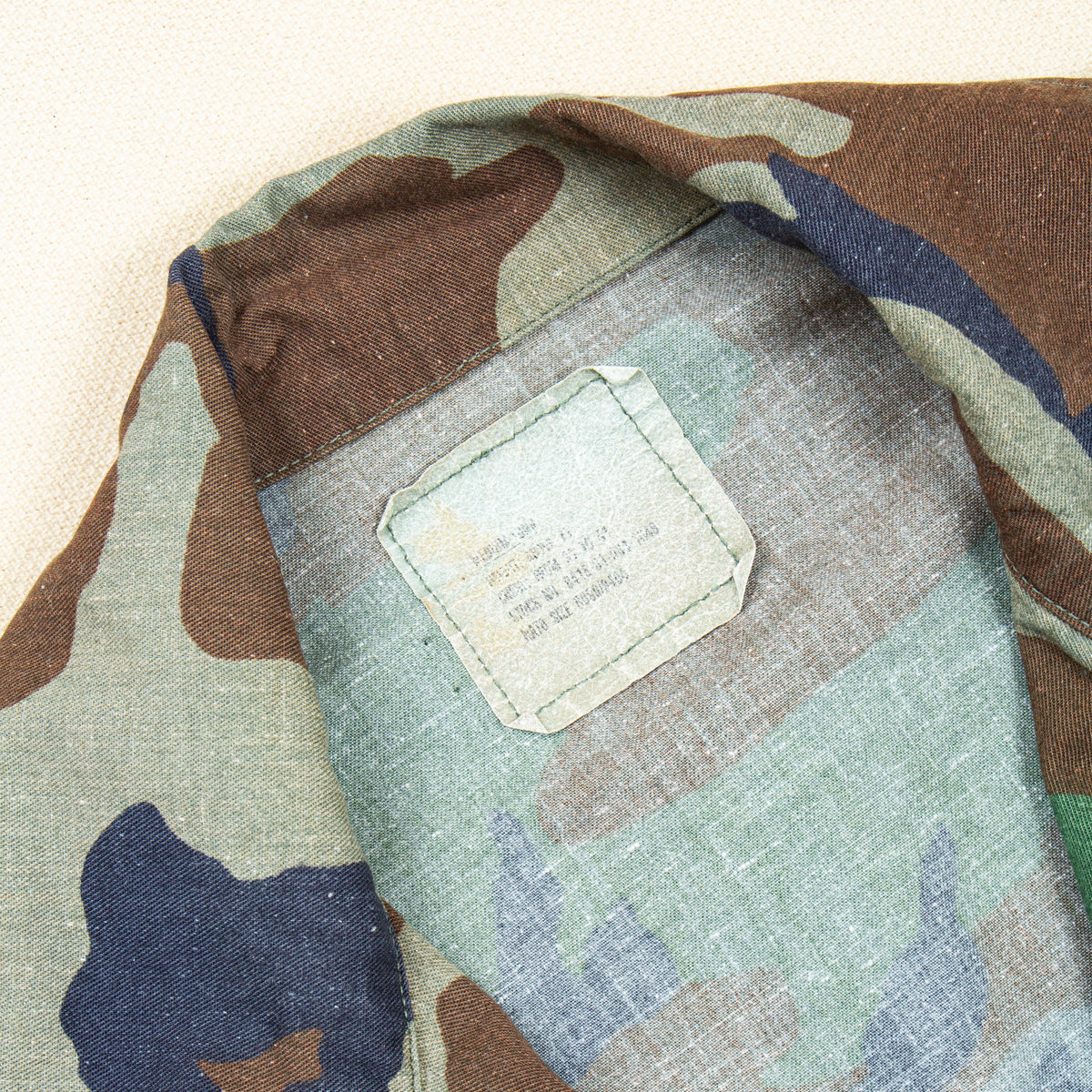 80s Vintage Special Forces Woodland BDU Coat - Large – Omega Militaria