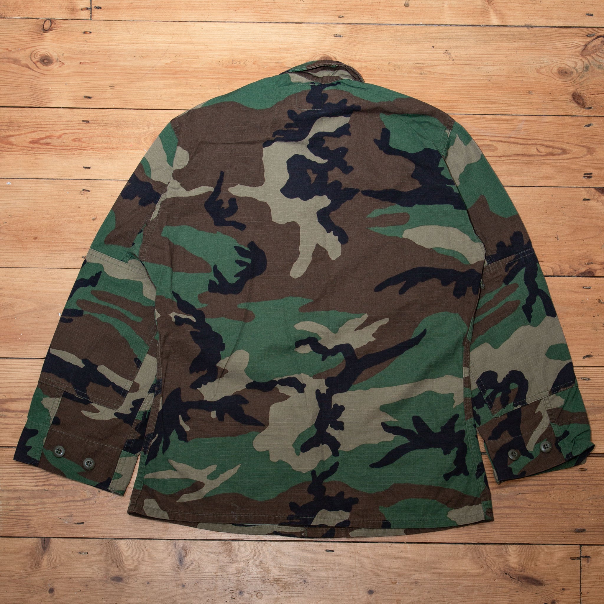 90s Vintage US Navy Seabees Woodland Hot Weather BDU Combat Coat - Med ...