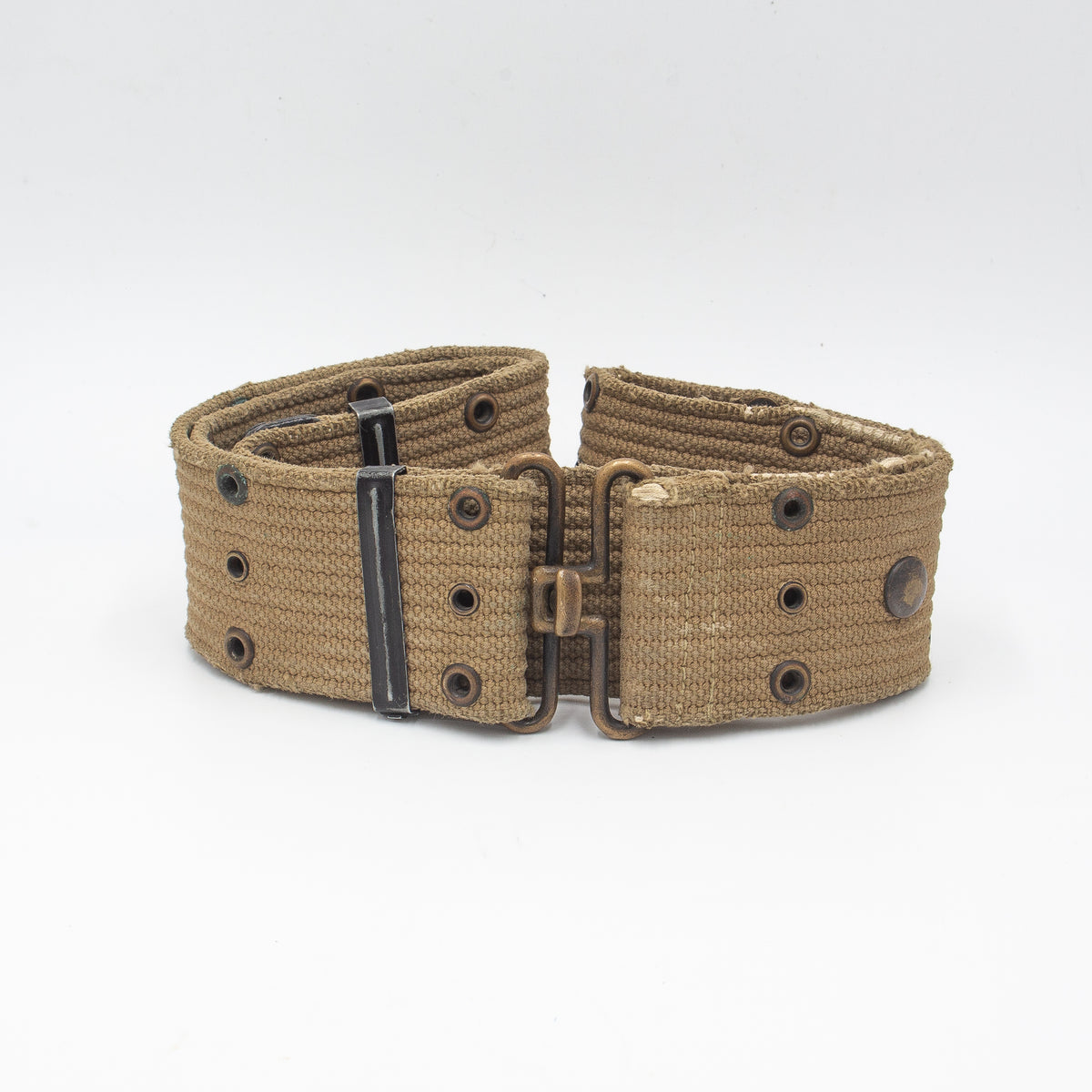 US Military WW2 US OD-3 M1936 Webbing Pistol Belt – Omega Militaria