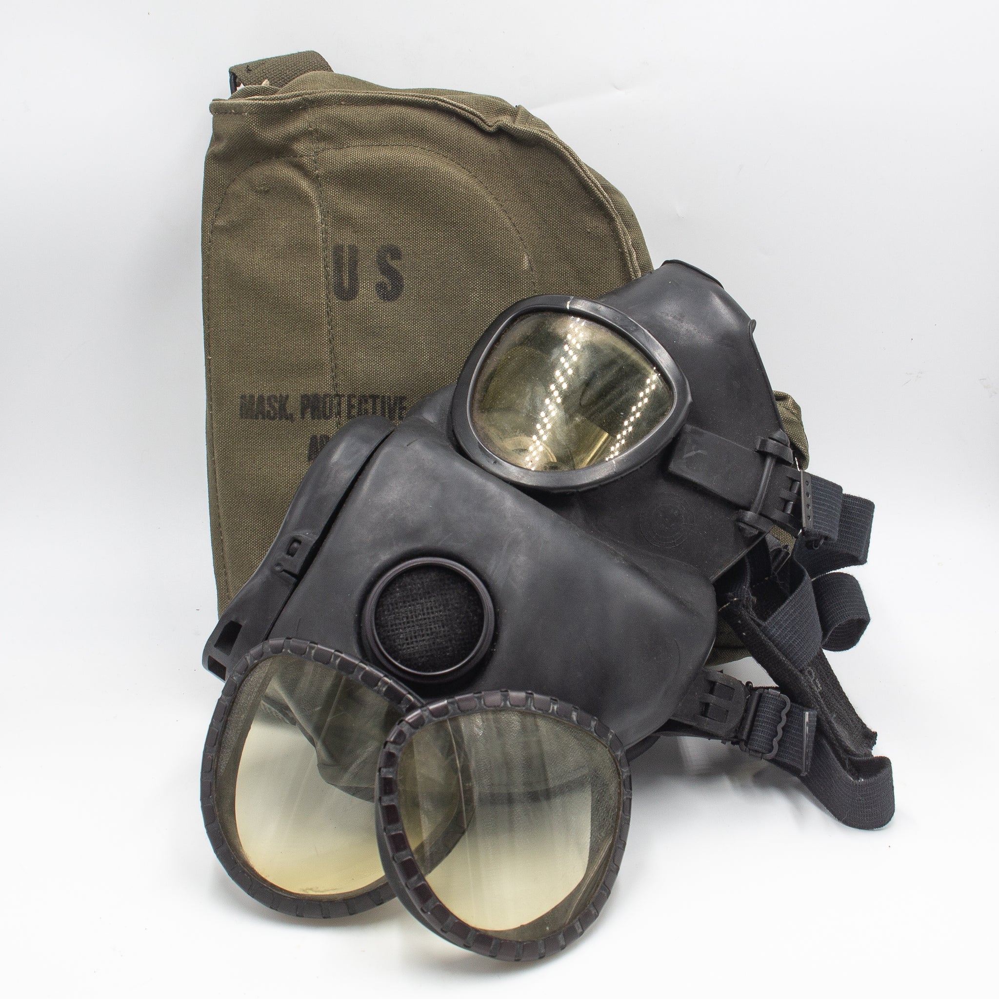 US Military Vietnam War M17 NBC Gas Mask – Omega Militaria