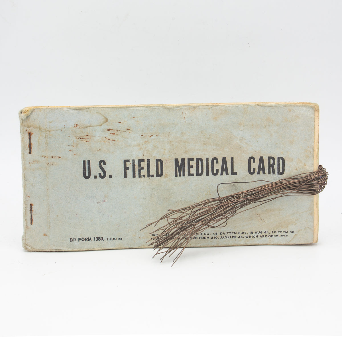 US Military Vietnam War Field Medical Card – Omega Militaria
